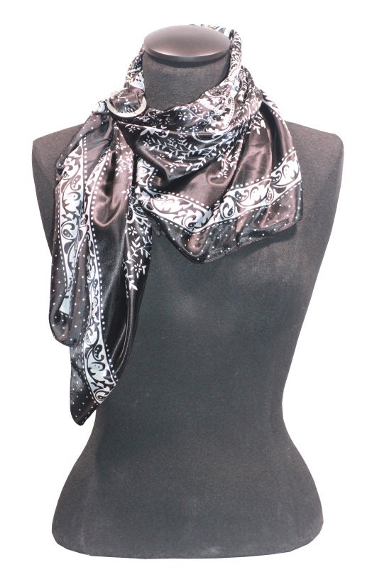 Oval Large Abalone Shell Scarf Ring Scarf Buckle Scarf Pin | Etsy