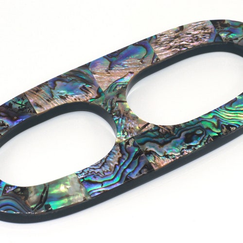 Oval Large Paua Shell Abalone Shell Scarf Ring Scarf Buckle - Etsy