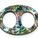 Oval Large Paua Shell Abalone Shell Scarf Ring Scarf Buckle Scarf Pin ...