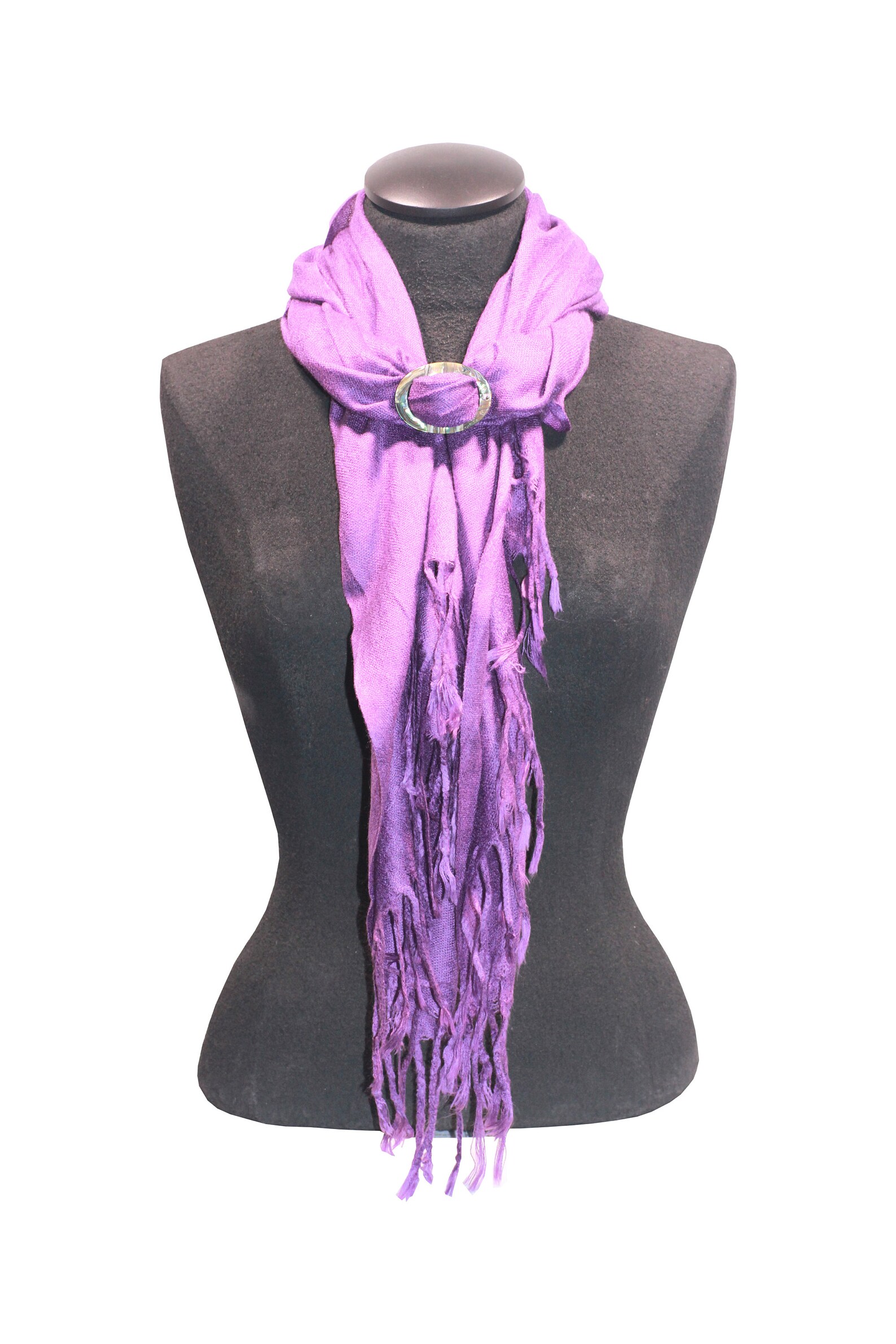 Oval Large Paua Shell Abalone Shell Scarf Ring Scarf Buckle Scarf Pin ...