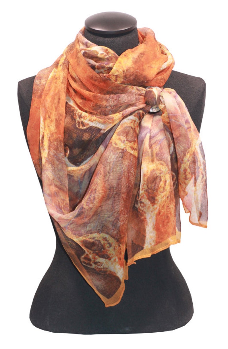 Oval Large Abalone Shell Scarf Ring Scarf Buckle Scarf Pin | Etsy