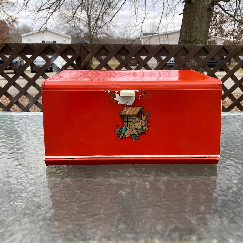 Tin Bread Box - Etsy