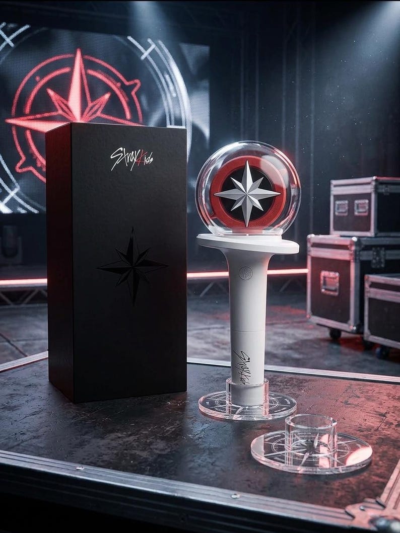 Stray Kids Lightstick Ver 2 Compass Design Concert Light Stick Gift ...