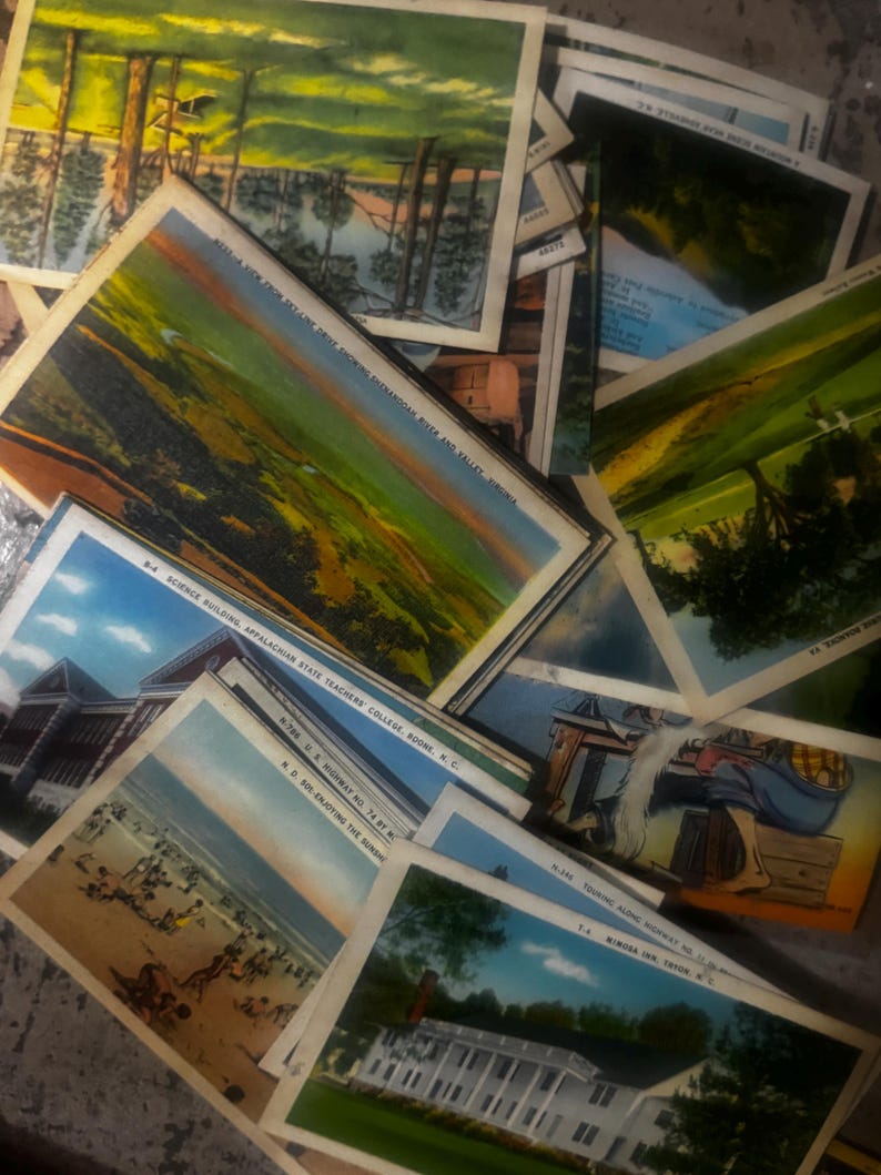 Vintage Post Cards - Etsy