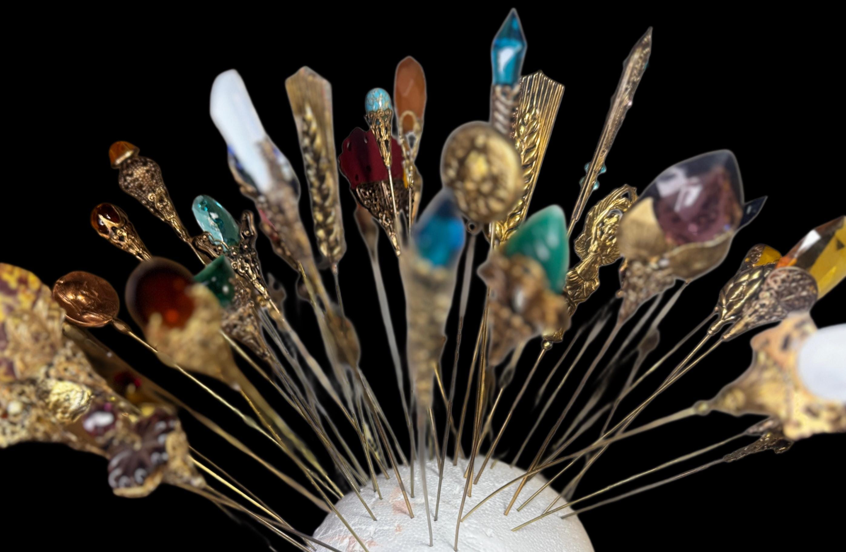 Hat Pin Roulette: One Vintage Victorian to Art Deco Era Hat Pin - Etsy