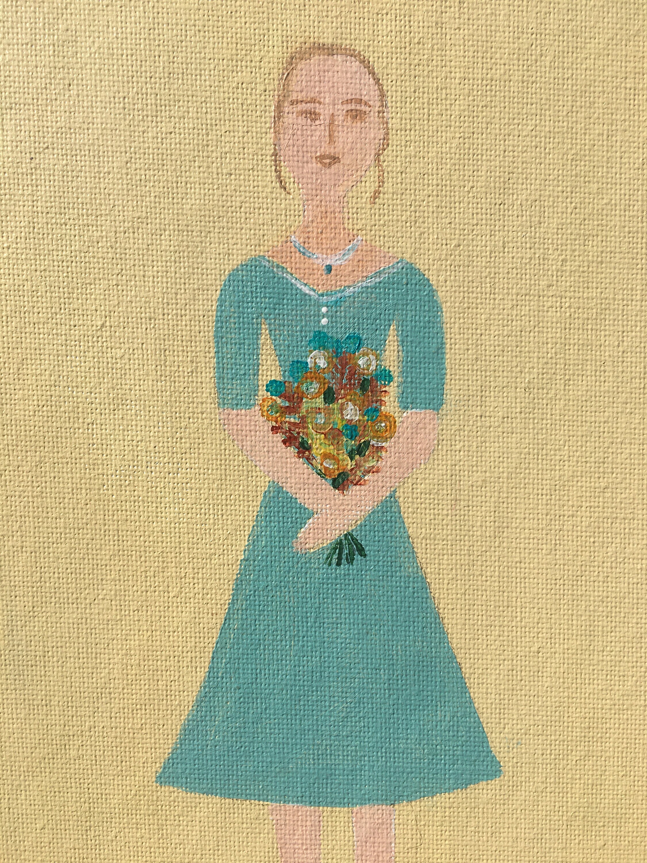 Meet Harper Jane - Original Art, Folk Art, Acrylic Painting, 8x10 ...
