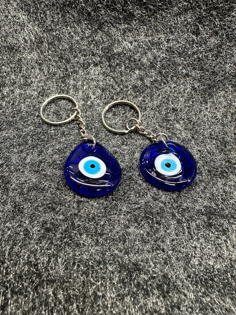 Evil Eye Keychain - Etsy