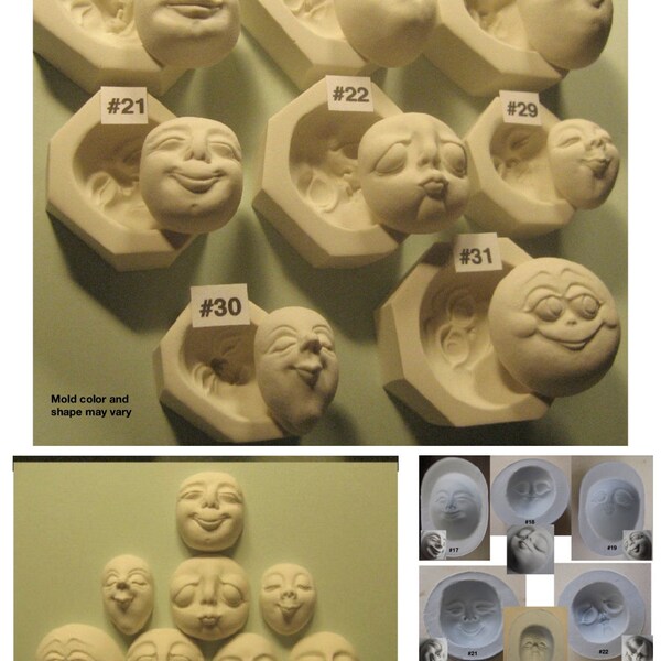 Face Molds - Etsy