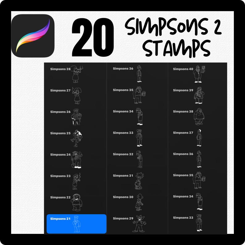Procreate Stamp Set| Doodle | Clipart Stamps, iPad Drawing Pack ...