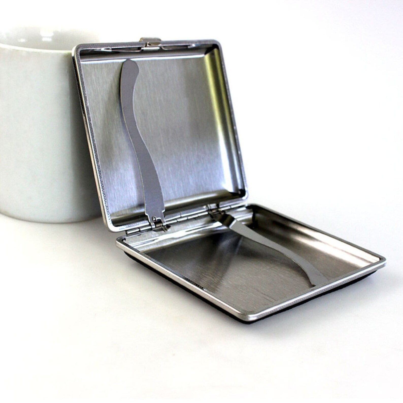 Gothic Cigarette Case Black Rose Cigarette Case Romantic - Etsy