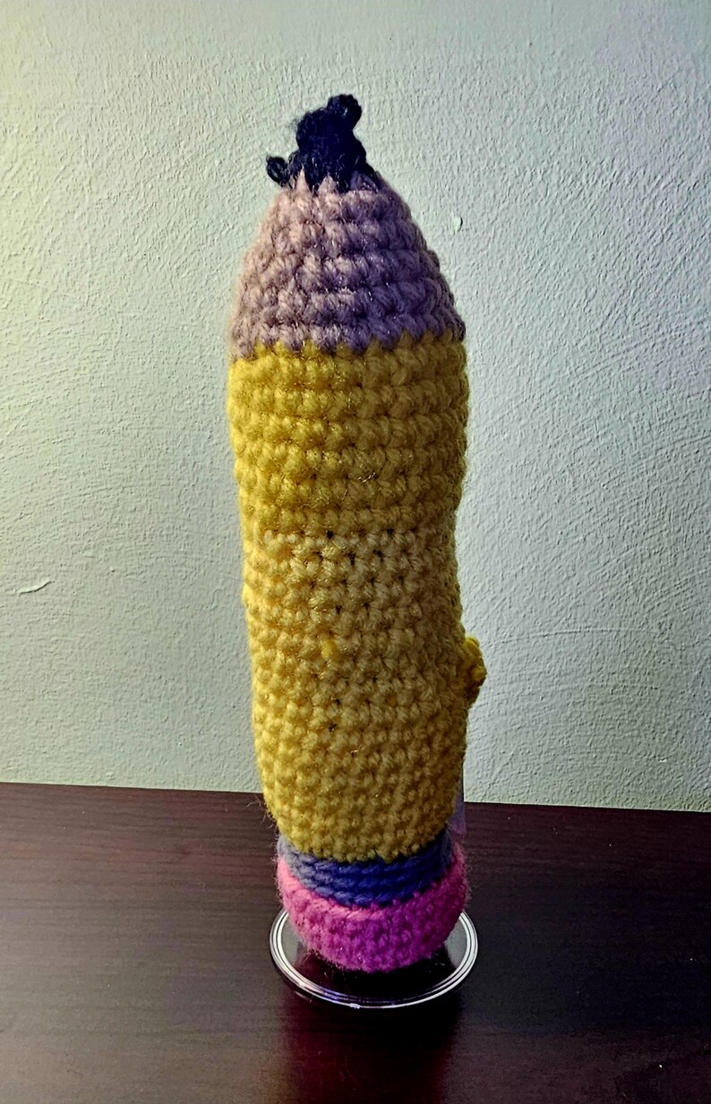 Crochet Apple or Pencil Desk Buddy, Teacher Appreciation Gift - Etsy
