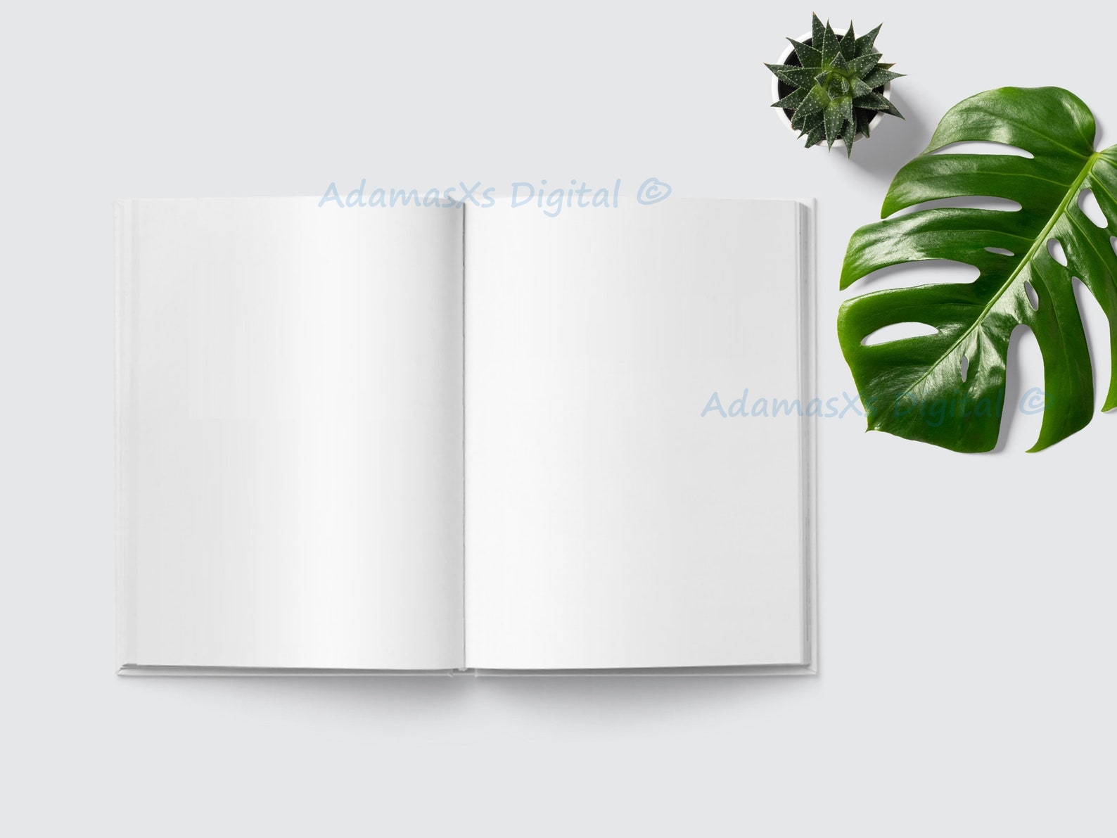 Book Mockup, Notebook Mockup, Greenery Mockup, Open Book Mockup ...