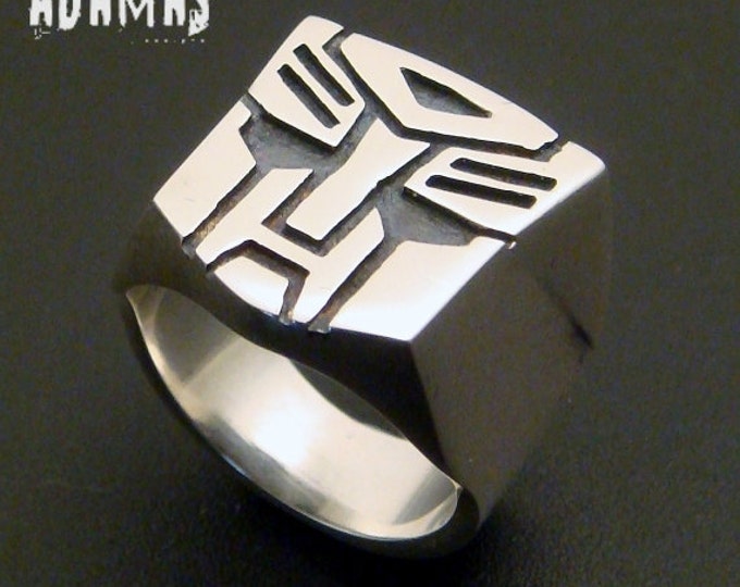 Sterling Silver Transformers Ring - Etsy