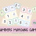 Numbers Matching Game, Preschool Matching Activity, Counting Activity ...