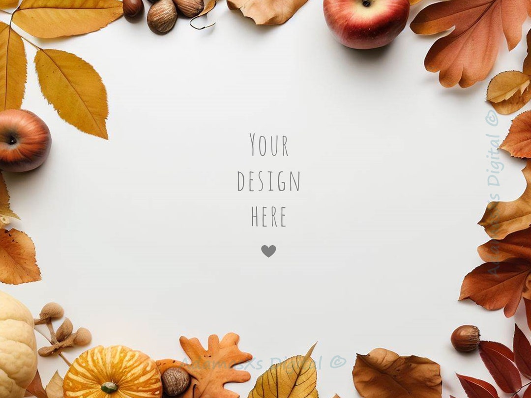 Fall Background, Thanksgiving Mockup, Halloween Mock, Farmhouse Mock-up ...
