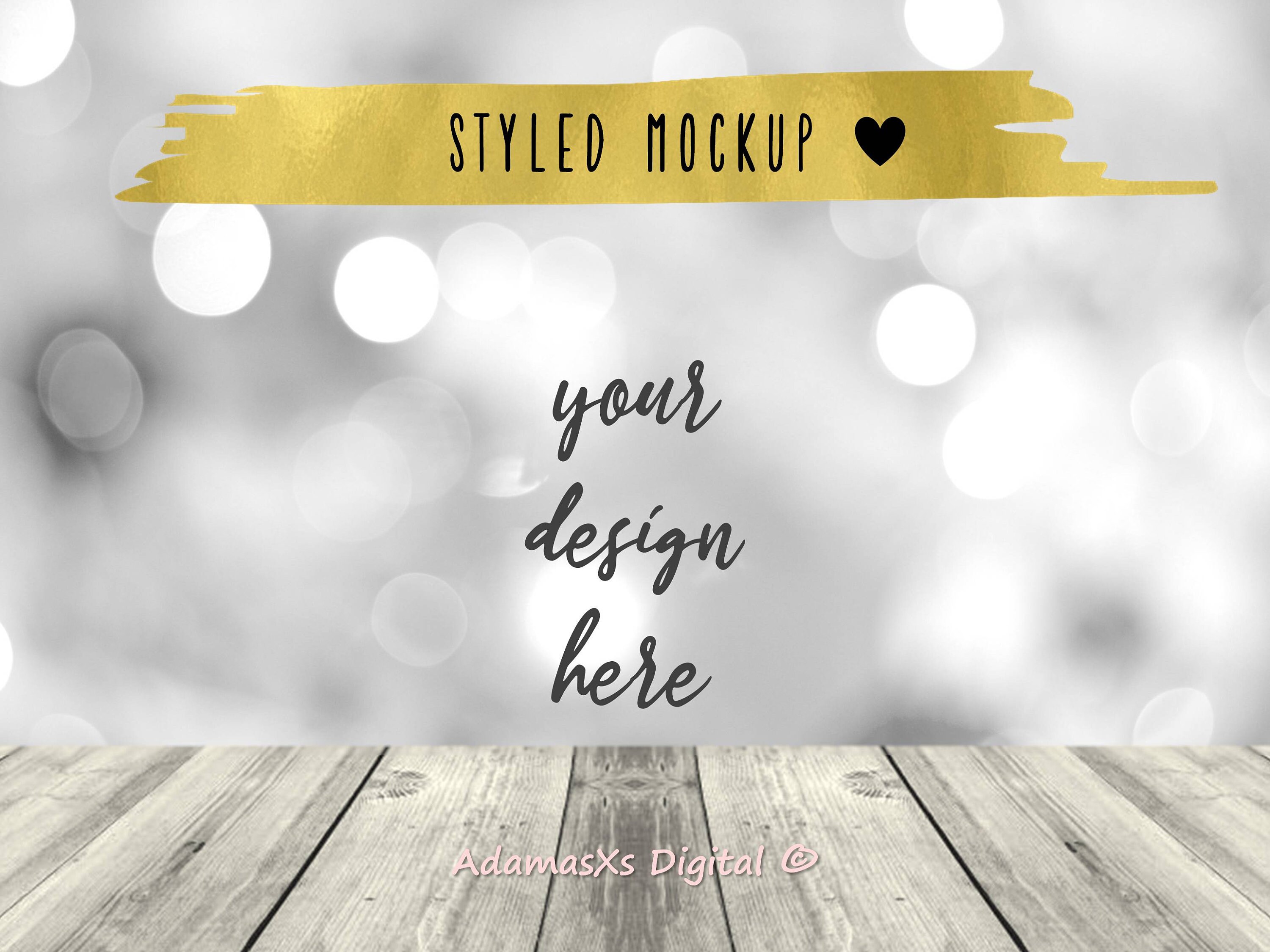 Mockup Background, Product Mockup, Bokeh Photo, Styled Stock Photo ...