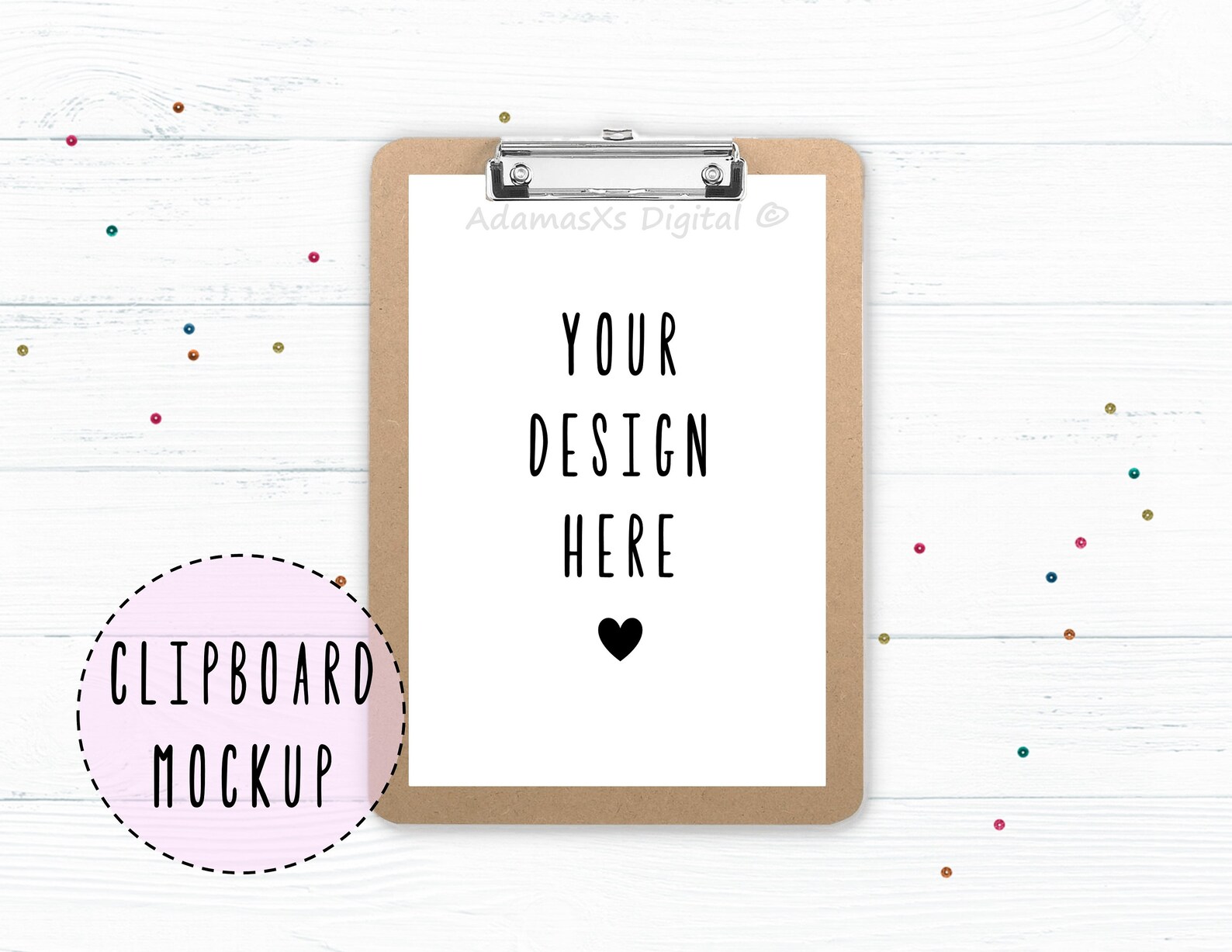 Desk Mockup, Clipboard Mockup, Sign Mockup, Paper Mockup, Planner ...