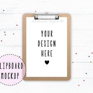 Desk Mockup, Clipboard Mockup, Sign Mockup, Paper Mockup, Planner ...