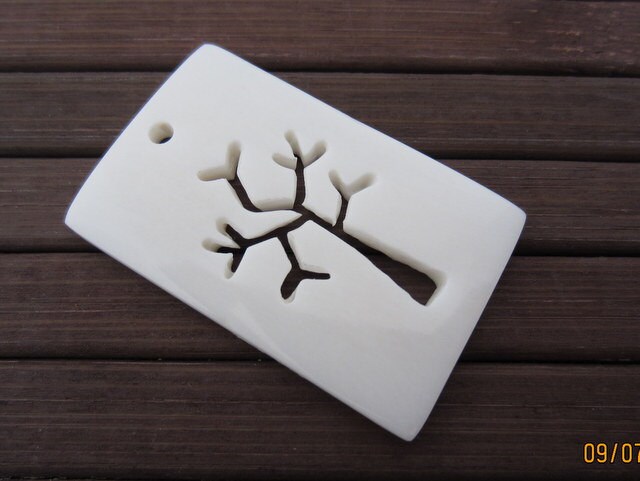 Gorgeous Detail Handmade Carved Tree Of Life Pendant Bead | Etsy