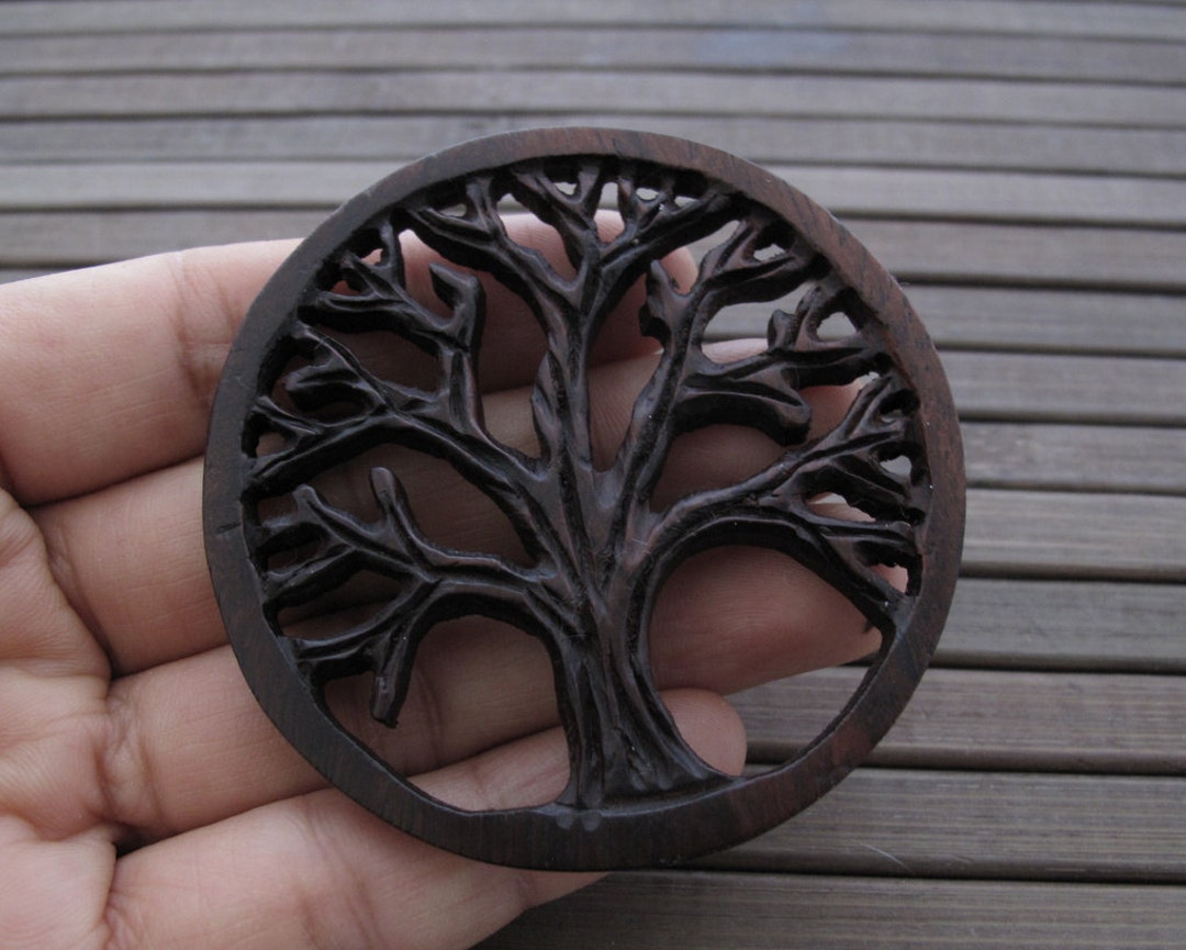 Large Tree of Life, Spiritual, Stringing , Sono Wood, Jewelry Making ...