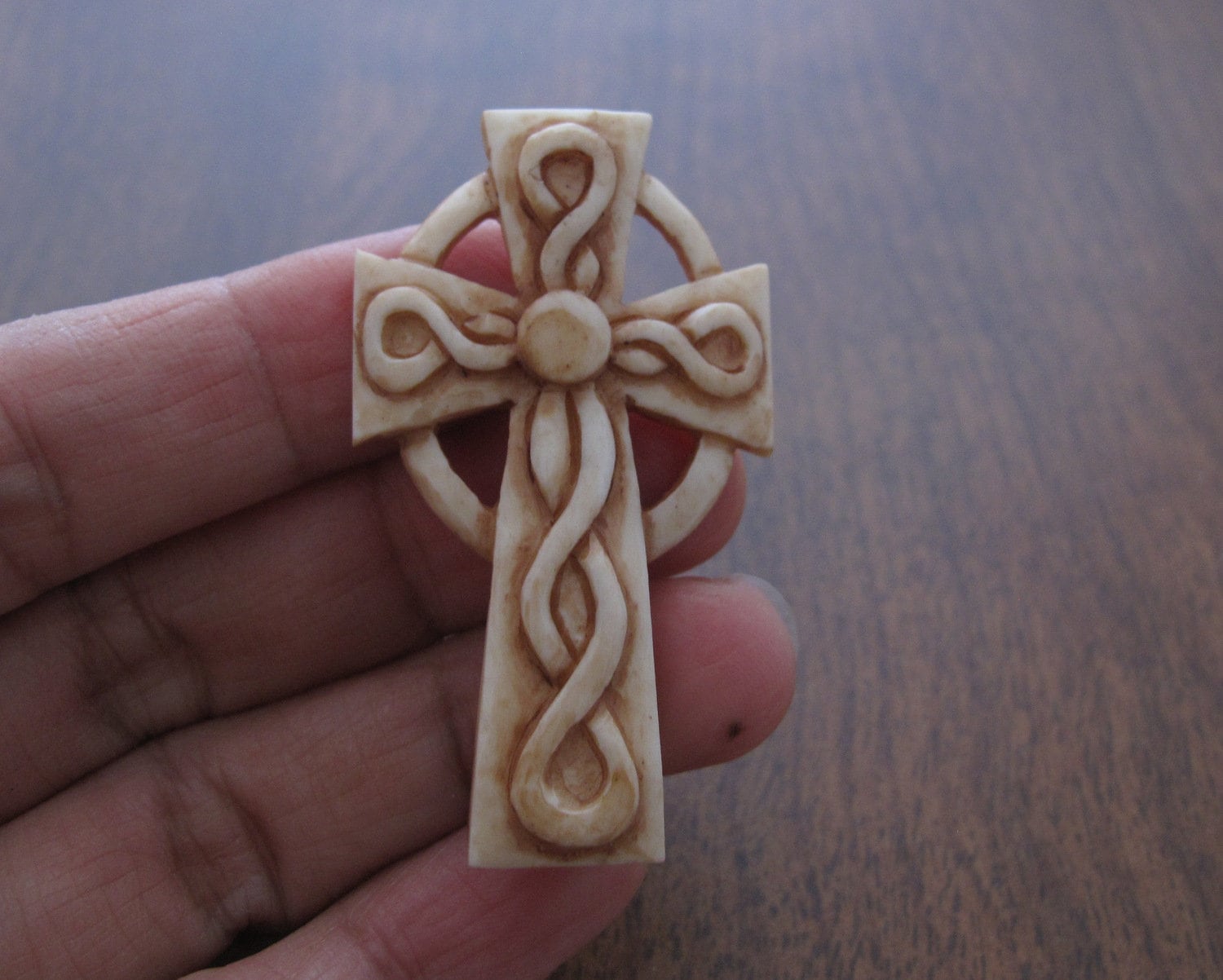 Carved Bone Cross Religious Symbol Antique Looked Cross - Etsy