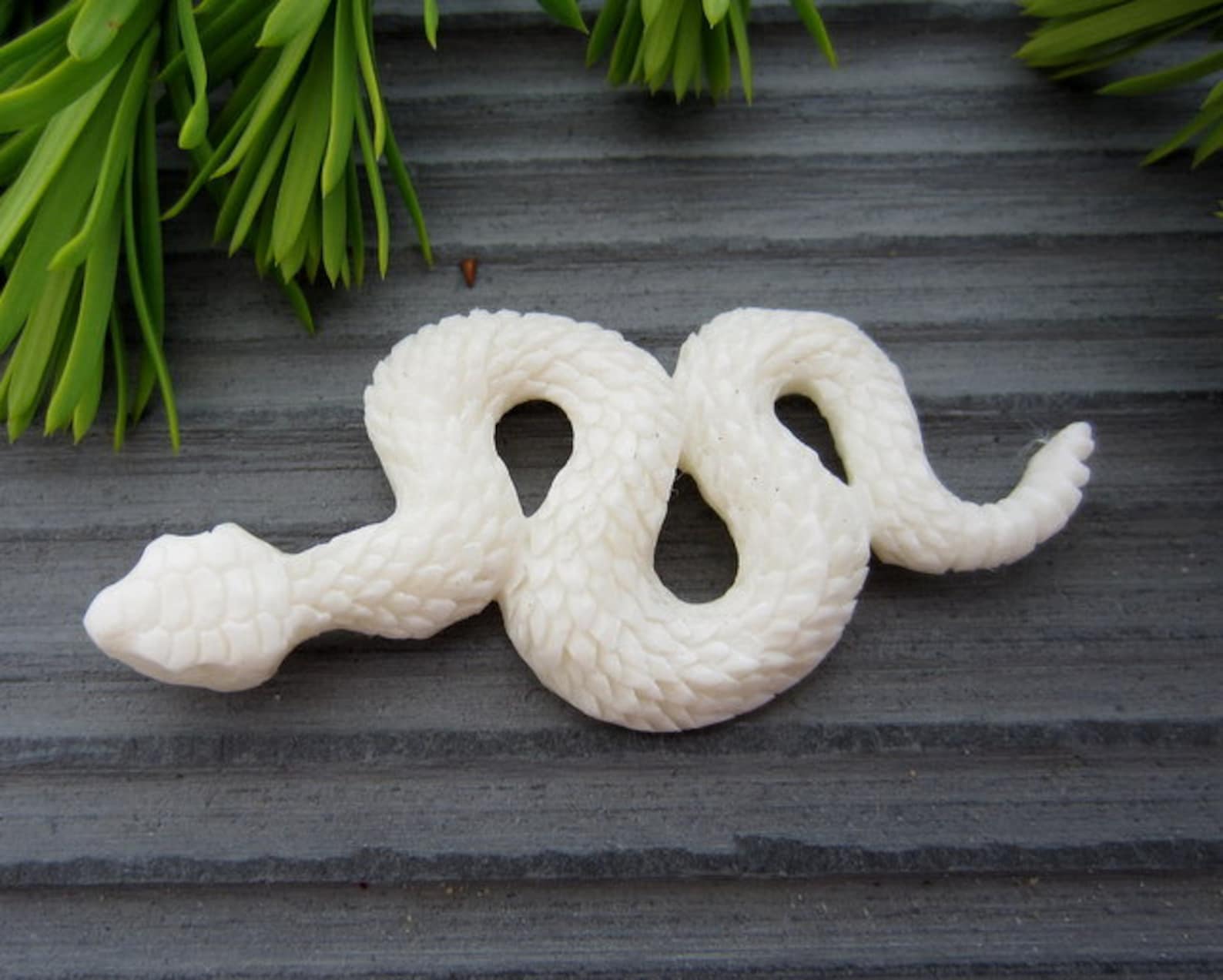 Amazing Detail Carved Snake, Rattle Snake , Bone Carving, Jewelry ...