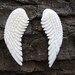Amazing Pair of Carved Angel Wing Buffalo Bone Carving Not - Etsy