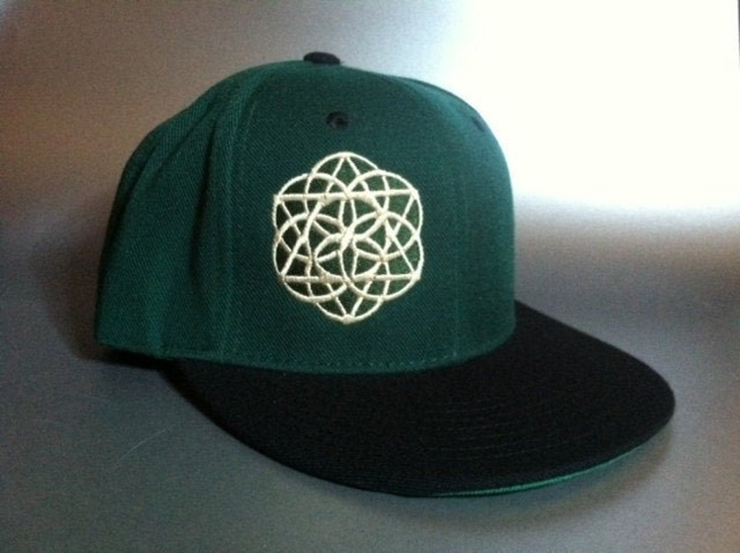 Sacred Seed Snapback Hat Made to Order Two Tone Flat Bill - Etsy