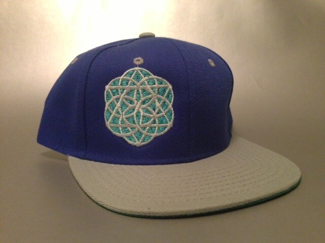 Sacred Seed Snapback Hat Made to Order Two Tone Flat Bill - Etsy