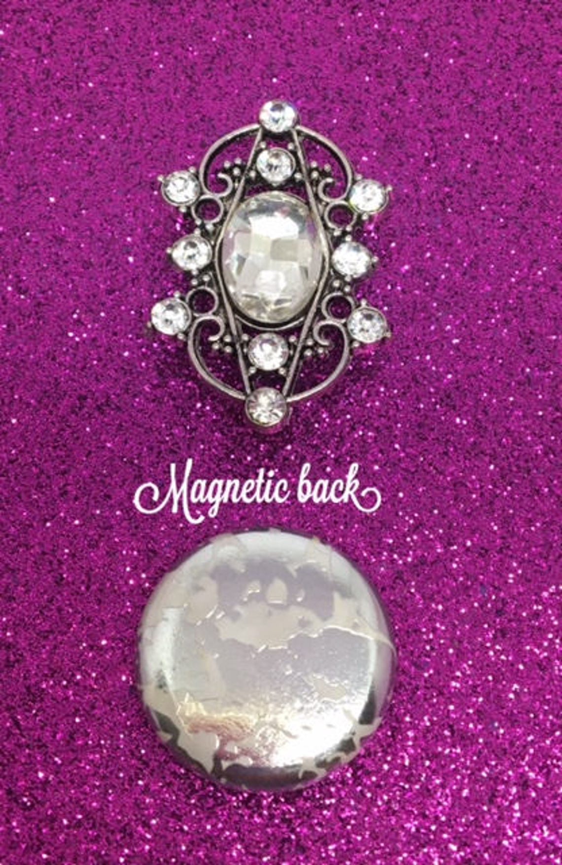 SALE Magnetic Brooch Scarf Pin for Scarves Blouses Dresses - Etsy