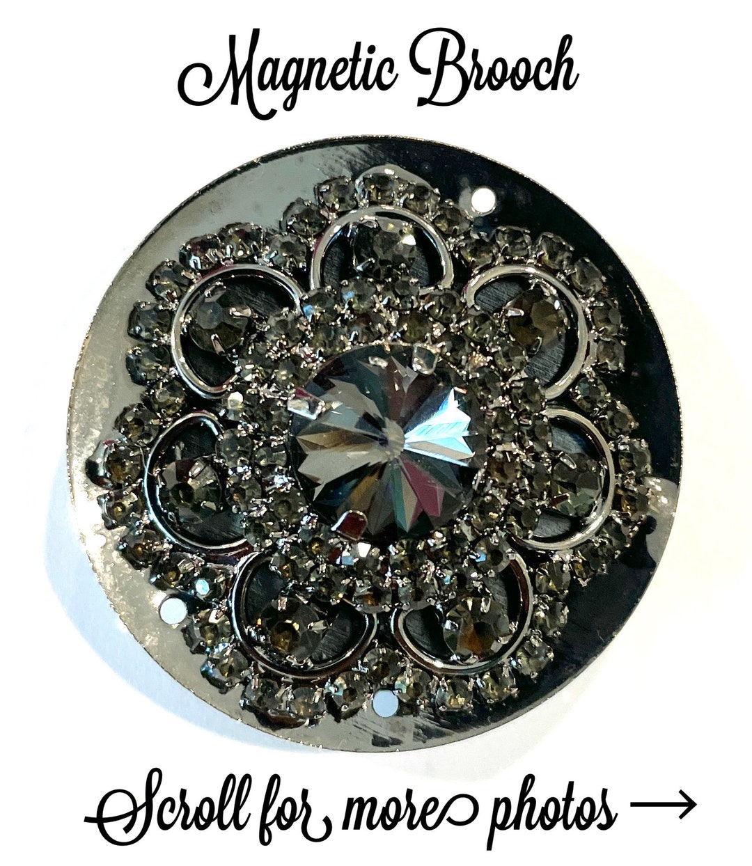 Magnetic Brooch Scarf Pin for Scarves Blouses Dresses and - Etsy