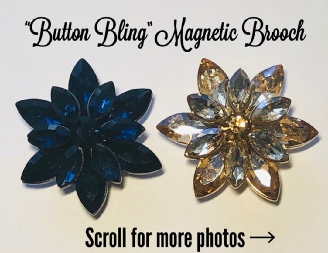 Magnetic Brooch Scarf Pin for Scarves, Blouses, Dresses and Shawls ...