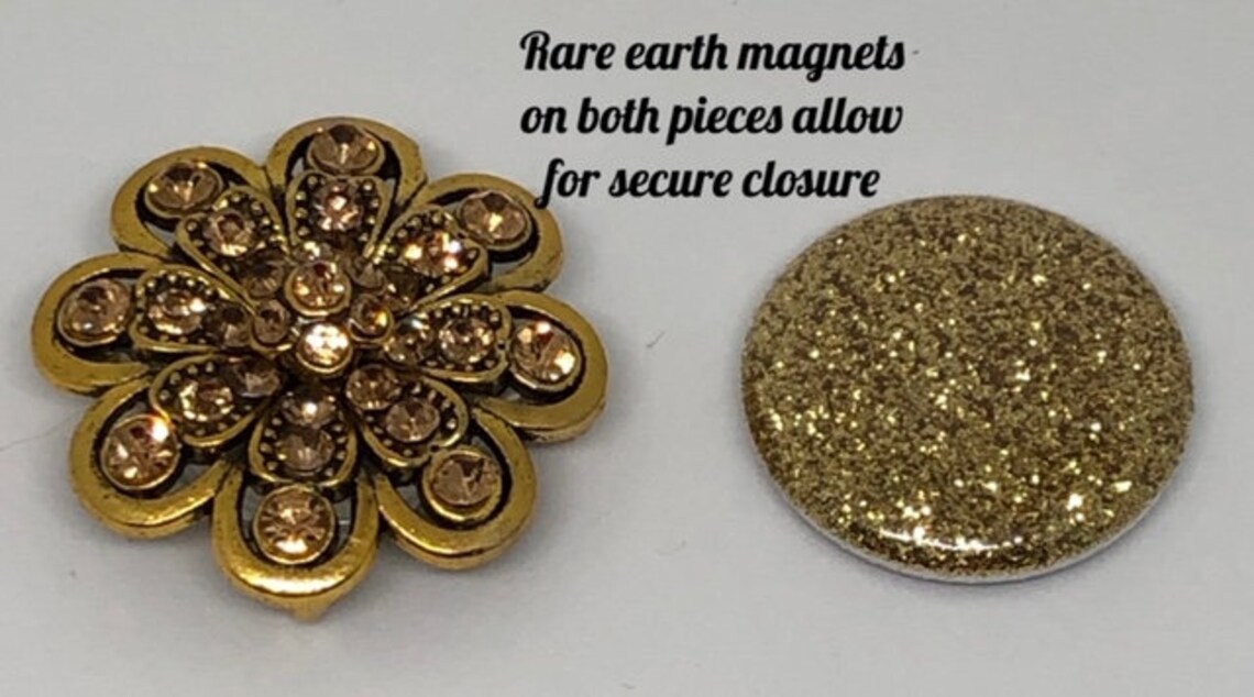 Magnetic Brooch Pin for Scarves Shawls Coats Magnetic | Etsy