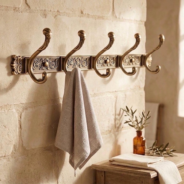 Antique French Towel Rail - Etsy