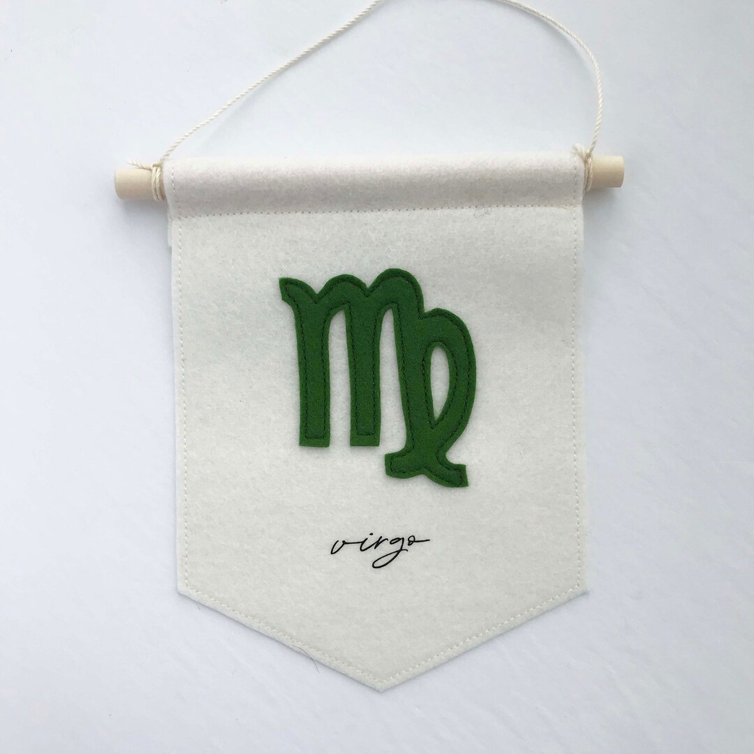 Virgo Wall Sign - Zodiac Wall Hanging - Star Sign - Virgo Zodiac Sign ...