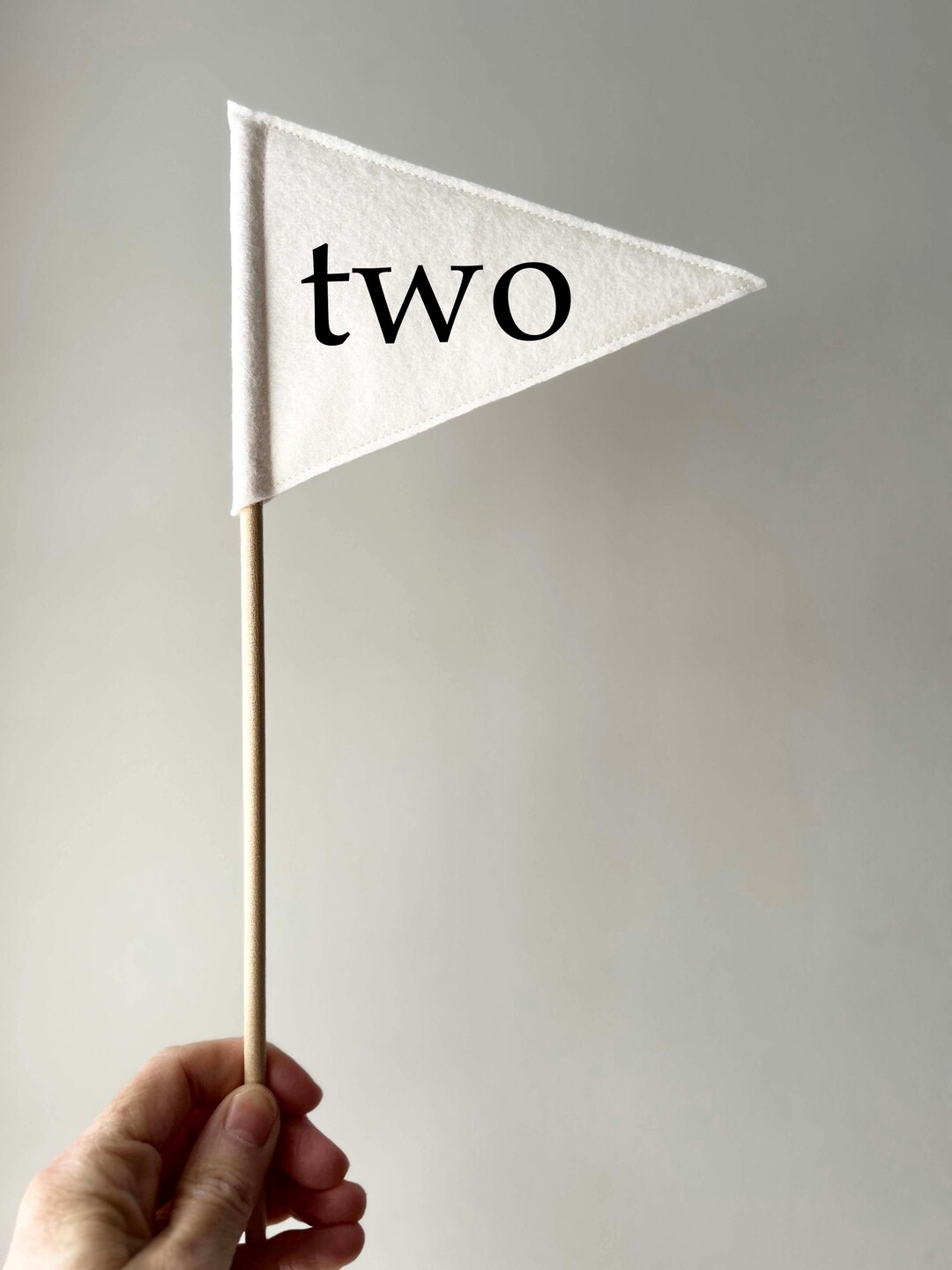 Mini Felt Flag Table Numbers: Rustic Wedding Centerpiece Decor - Etsy