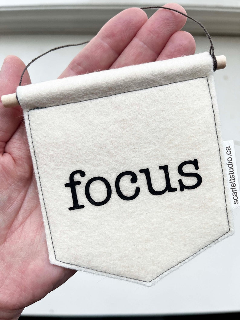 One Word Sign Word of the Year Felt Words Words to Live By - Etsy