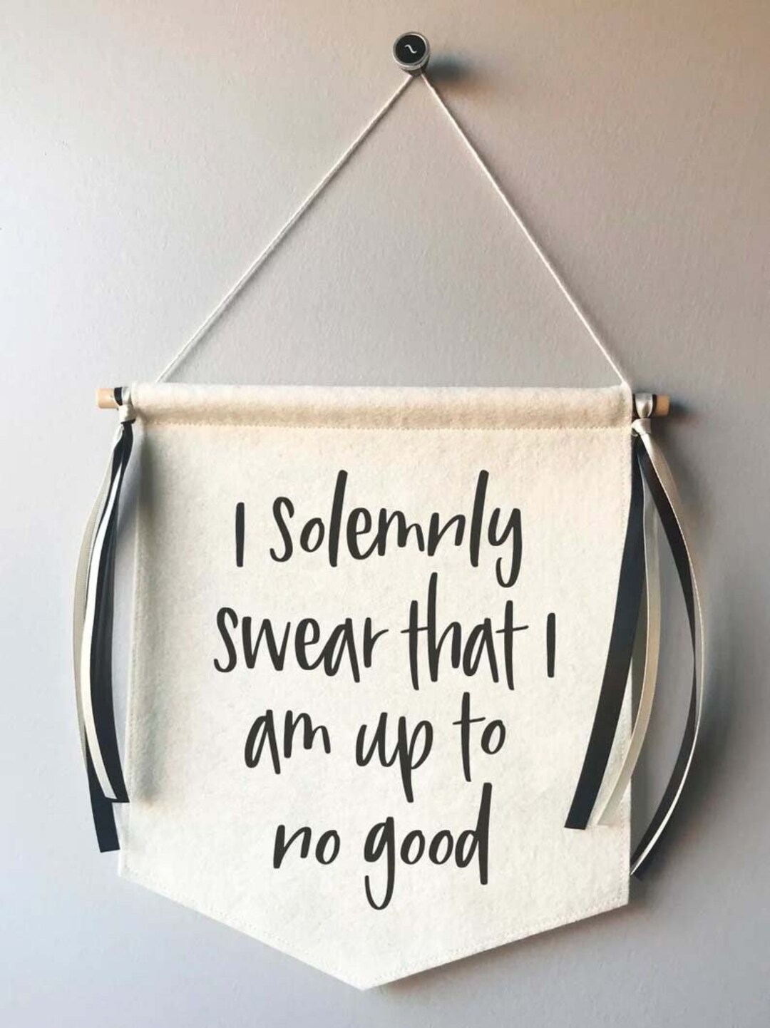 Solemnly Swear I Am up to No Good - Ring Bearer/flower Girl Sign - Felt ...