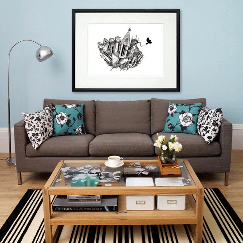 Tesseract - 13" X 19" Architectural Art Print - Etsy