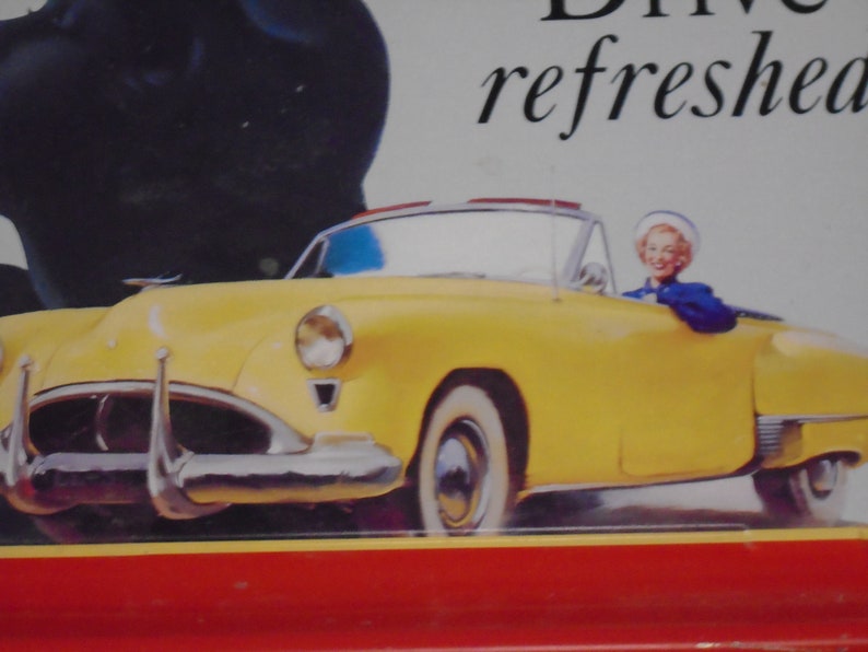 1990 Coca-cola drive Refreshed Metal Tray - Etsy