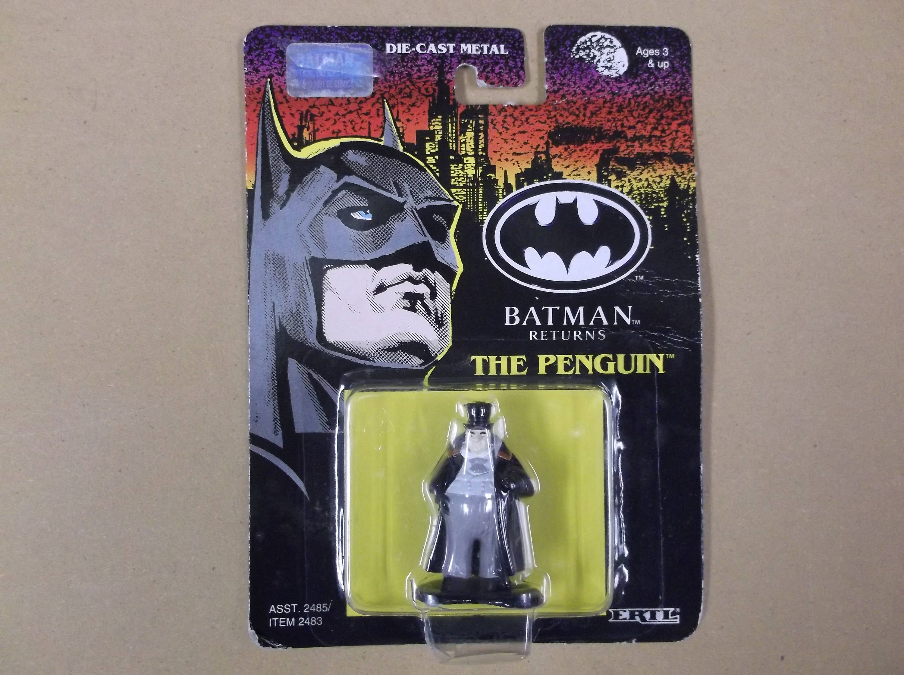ERTL Batman Returns Die-Cast Metal The Penguin 1992 Toys & Games Toys ...