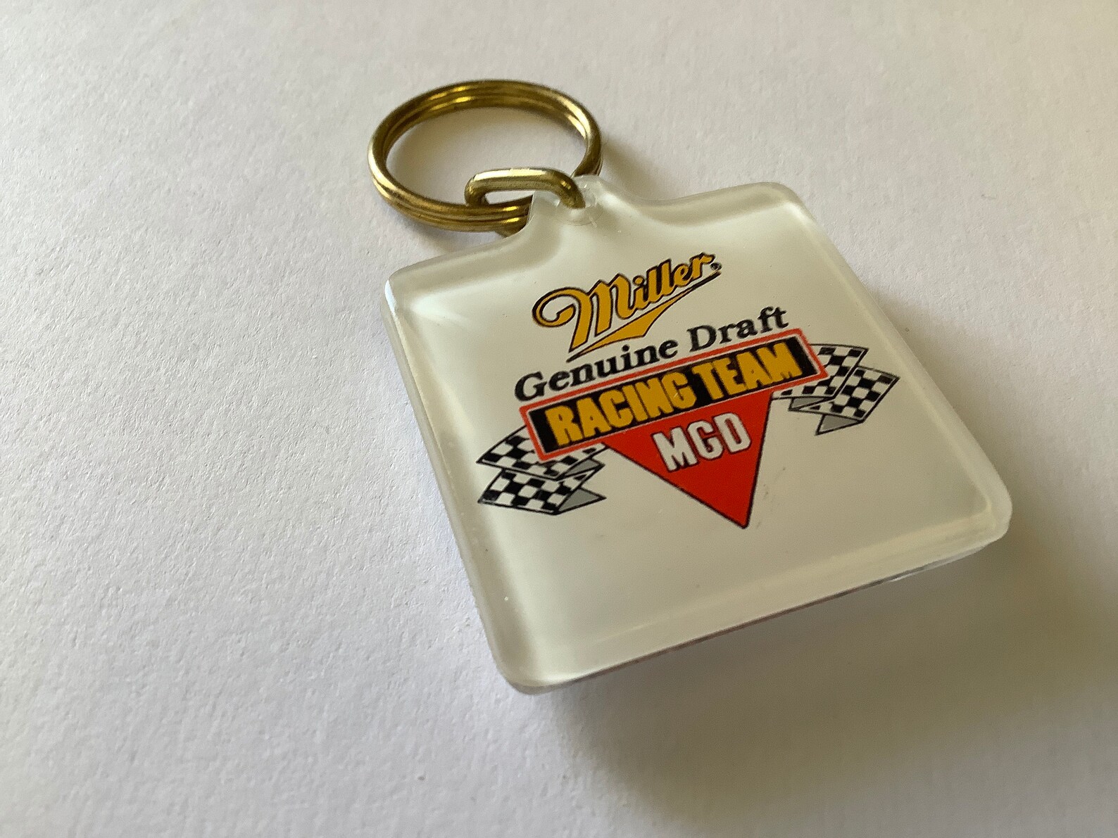 Vintage Miller Genuine Draft RACING TEAM MGD Keychain, Double Sided - Etsy