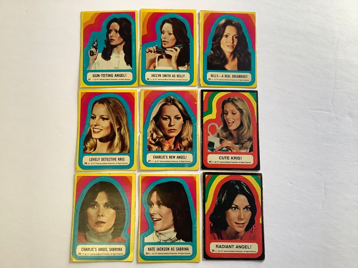 1977 Charlies Angels KELLY KRISSABRINA Cards/stickers - Etsy