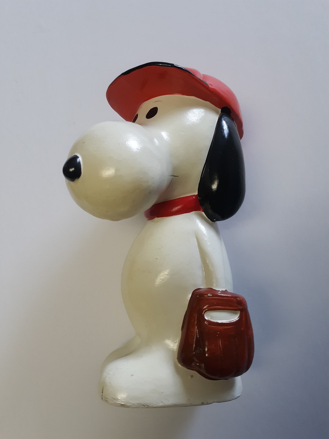 1971 SNOOPY baseball Player Coin Bank Made in - Etsy