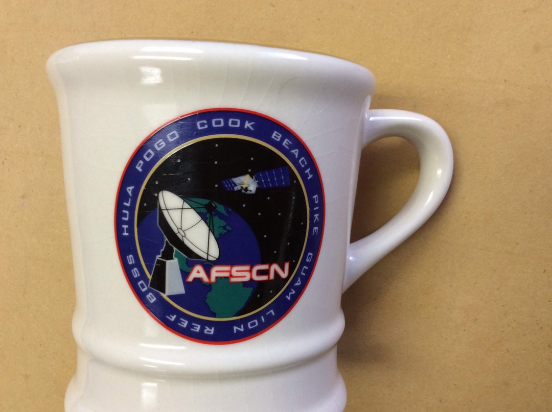 AFSCN space & Missile Systems Center Coffee Mug, Air Force Satellite ...