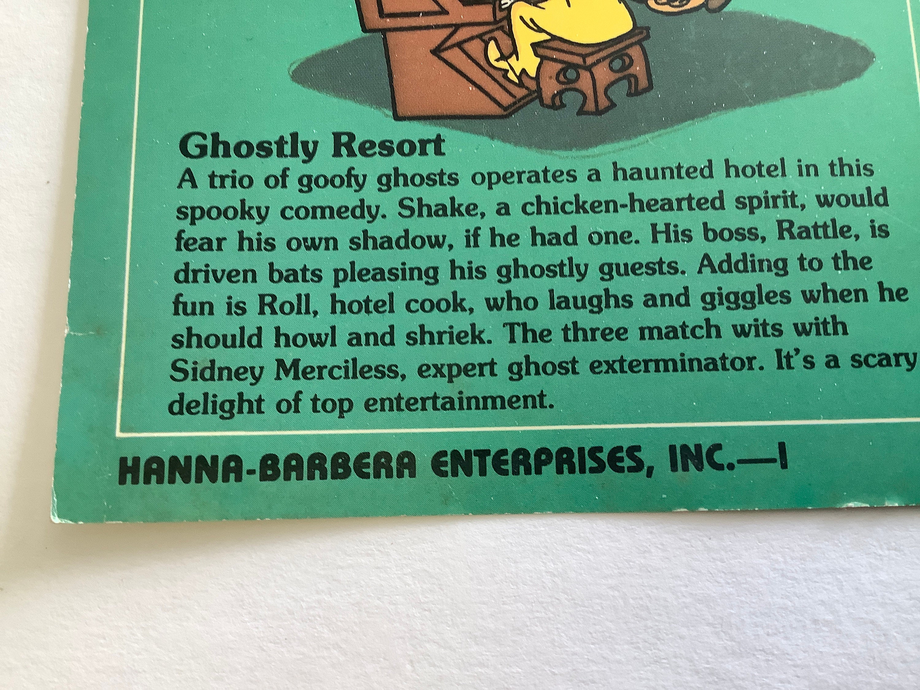 1977 Hanna-barbera heyyy, ITS THE KING Cartoon Display Card, 3 Cartoons ...