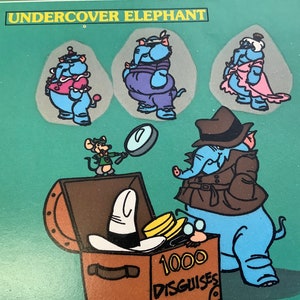 1977 Hanna-barbera heyyy, ITS THE KING Cartoon Display Card, 3 Cartoons ...