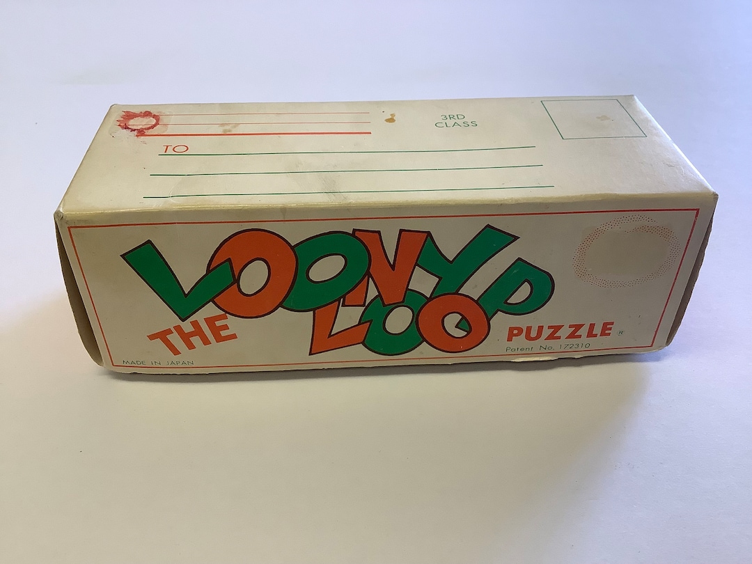 Vintage THE LOONY LOOP Puzzle/braingame, Original Box, no Instructions ...