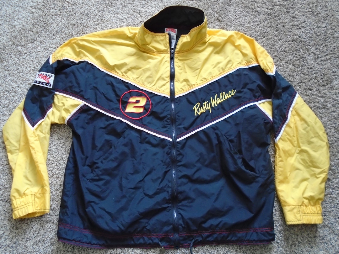 Vintage NASCAR rusty Wallace 2 Windbreaker/jacket, Size XL - Etsy