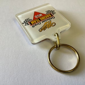 Vintage Miller Genuine Draft RACING TEAM MGD Keychain, Double Sided - Etsy